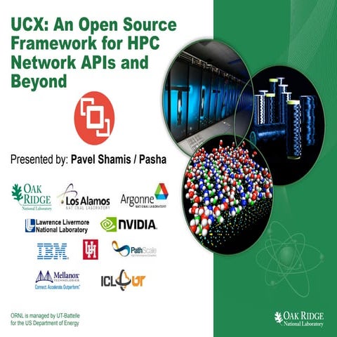 Ucx An Open Source Framework For Hpc Network Apis And Beyond Ppt 7117