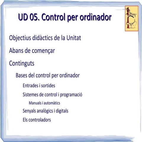 4ESO - Ud 05. control per ordinador | ODP