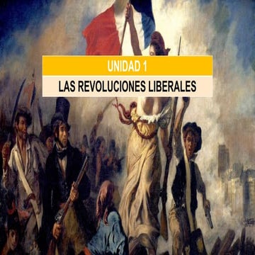 Las revoluciones liberales. Presentación para 4ºESO | PPTX