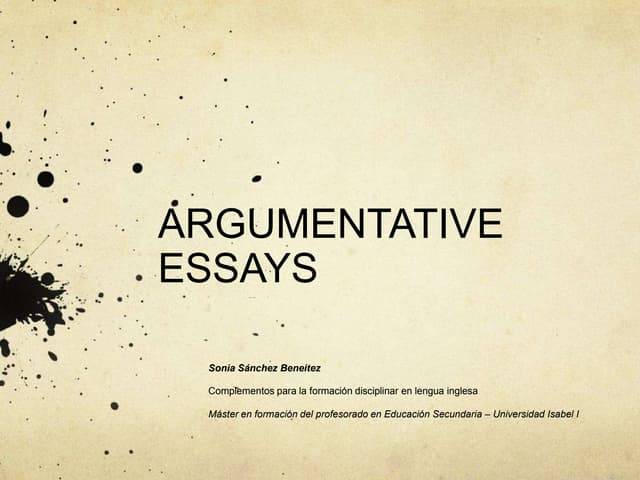 Argumentative Writing ppt - Grades 10-11 / Forms 4 - 5 | PPTX