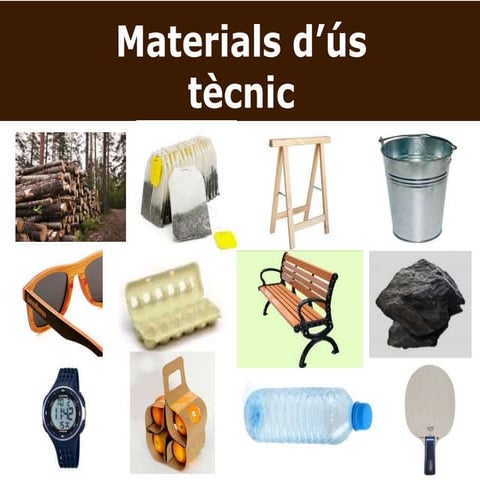 MATERIALS D'ÚS TÈCNIC | PPTX