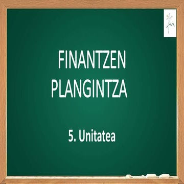 Ud5 finantzaketa | PPT