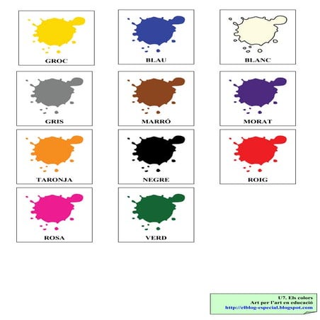 Ud7. els colors pictos | PDF