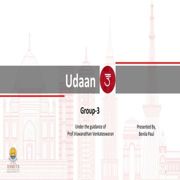Udaan Unicorn in B2B e-Commerce | PPTX