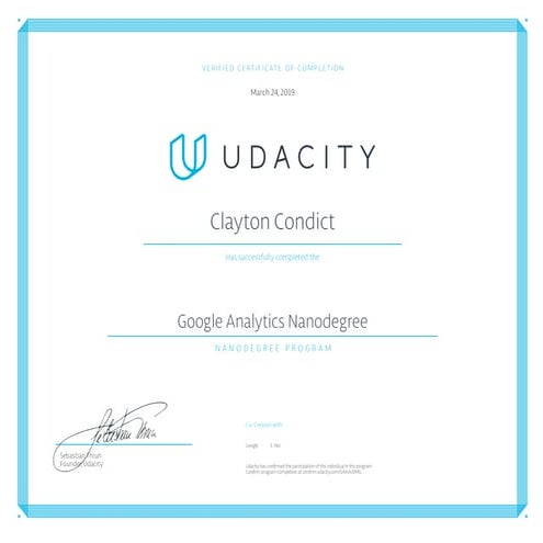 Udacity google analytics nanodegree | PPT