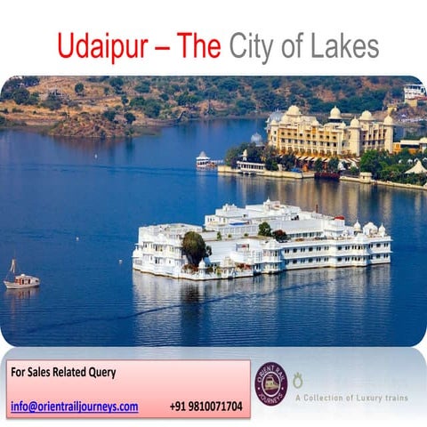 Udaipur - The City of Lakes | PPTX