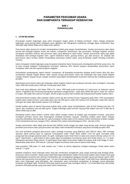 ANALISIS KUALITAS UDARA.pptx............ | PPT