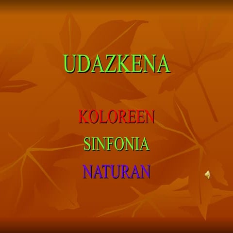 Udazkena | PPS
