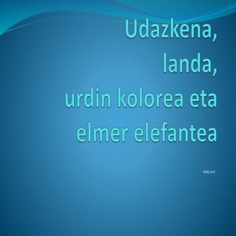 Udazkena | PPTX