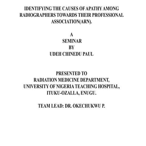CAUSES OF APATHY AMONG RADIOGRAPHERS.pptx