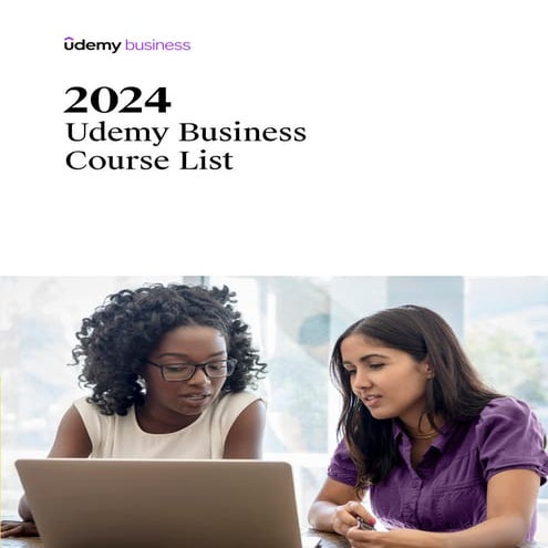Udemy for Business Course List. choose your best coureses | PDF