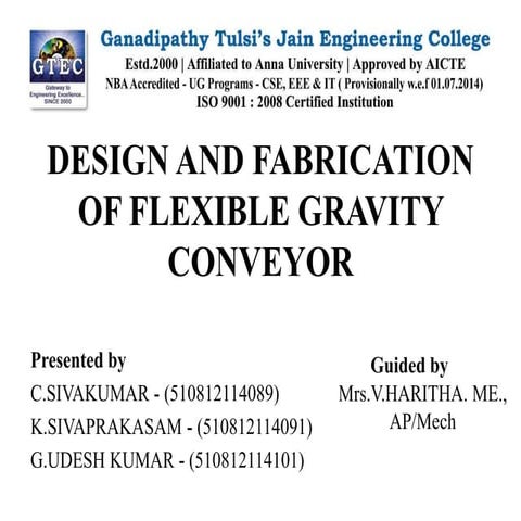 Flexible Gravity conveyor | PPT