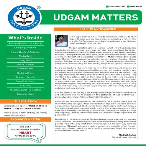 Udgam Matters September 13 | PDF