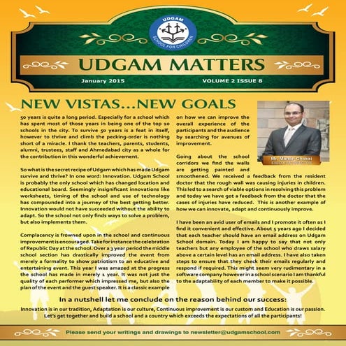 Udgam Matters January 2015 | PDF