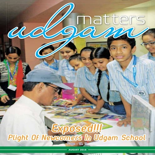 UDGAM MATTERS AUGUST 2016 | PDF