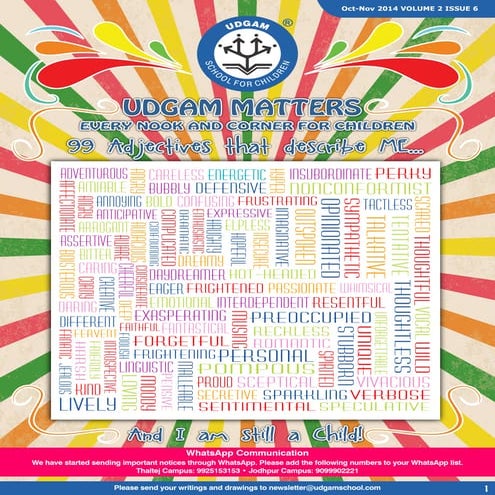 Udgam Matters Oct-Nov 2014 | PDF