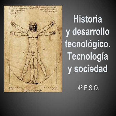Historia de la Tecnología para 4º de E.S.O. | PPTX