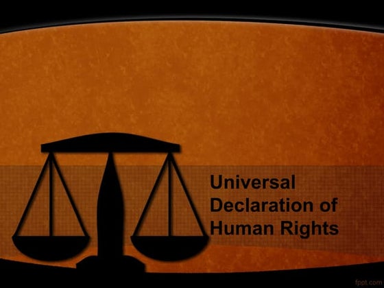 Human Rights Presentation | PPT