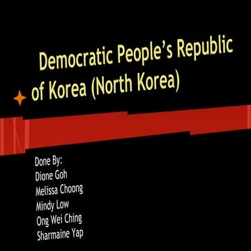 North Korea human rights | PPTX