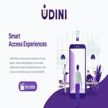 Udini - Smart Access Experiences | PPT | Free Download
