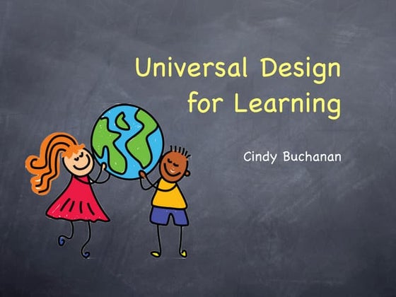 Universal design for learning (udl) | PPT