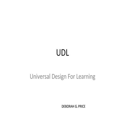 Udl | PPT