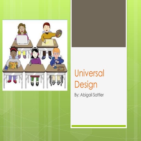 Universal Design for Learning | PPTX
