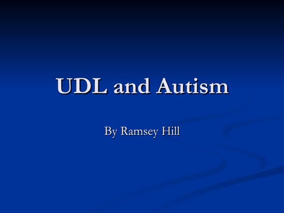 Autism handout | DOCX