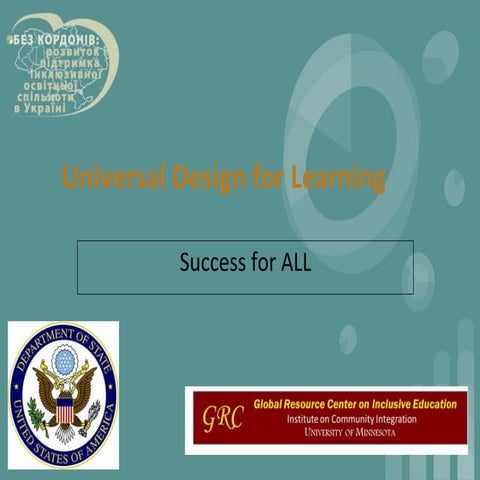 Udl overview presentation | PPTX