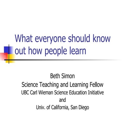 What everyone should know about teaching others | PPT