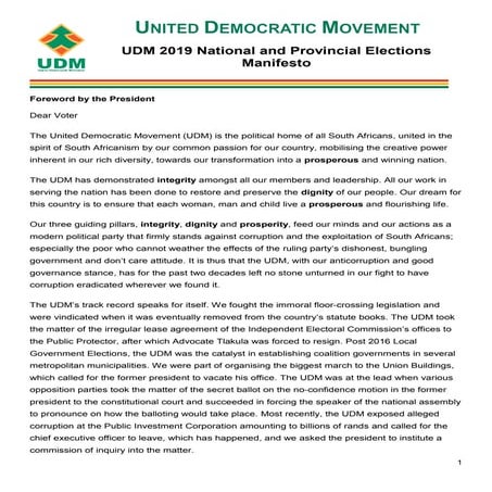 UDM | PDF