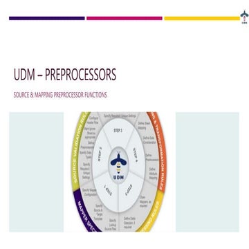 UDM - Preprocessor functions | PPTX