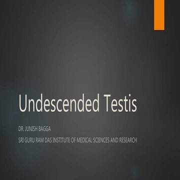 Presentation1, radiological imaging of undescended testis. | PPTX