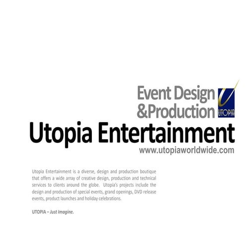 Utopia Event Design and Production | PPTX
