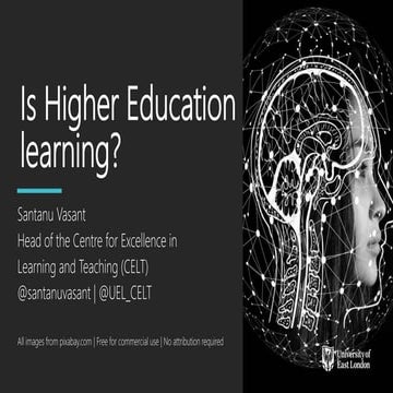 Is Higher Education Learning? - UK Council of Graduate Education | PPT