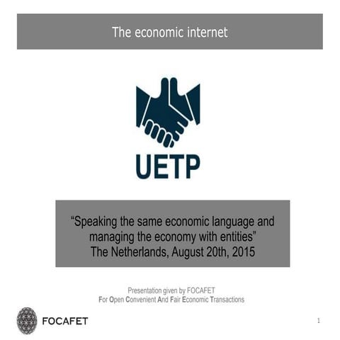 UNIFORM ECONOMIC TRANSACTION PROTOCOL | PPTX