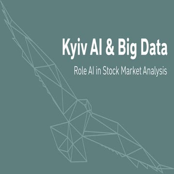 Andriy Maslo: The Role of AI in Stock Market Analysis (UA) | PDF