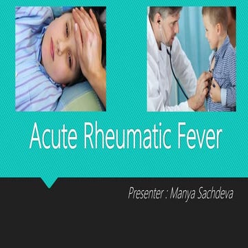 Acute Rheumatic Fever | PPT
