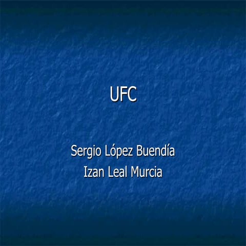 Ufc | PPT