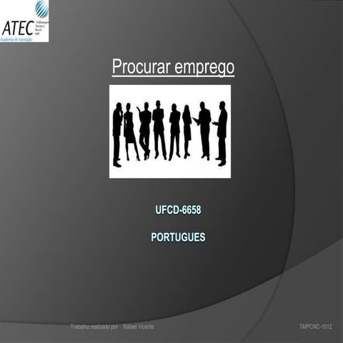 Ufcd 6658 portuguesss.vicente | PPTX
