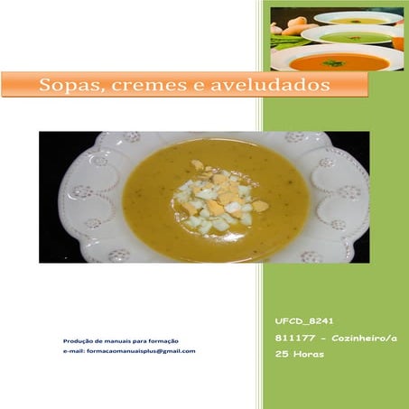 UFCD_8241 sopas, cremes e aveludados_índice | PDF