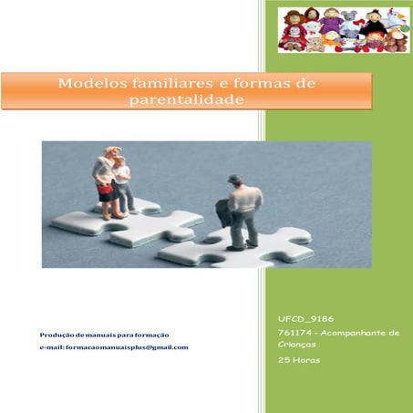 Ufcd 9186 modelos familiares e formas de parentalidade_índice | PDF