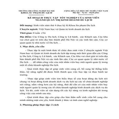 Hướng dẫn viết báo cáo thực tập ngành ngôn ngữ anh trường đh công ...
