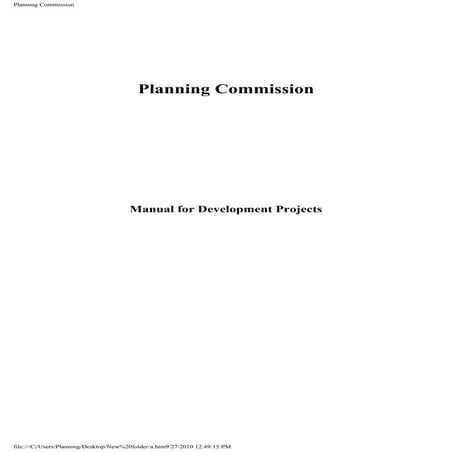 Manual for-development-projects | PDF