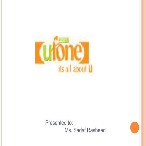 Ufone | PPT