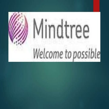 Mindtree- financial/ratio analysis | PPTX