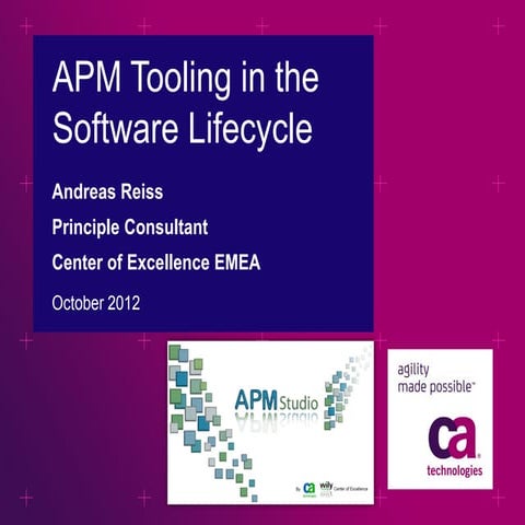 Ug apm - apm in the software lifecycle | PPT