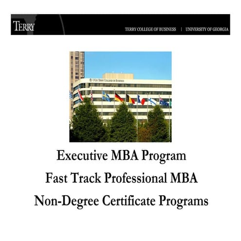 UGA Terry College of Business, Executive Programs | PDF | Business ...