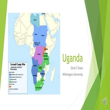 Uganda final project presentation week 7 | PPT