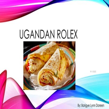 Ugandan rolex recipe | PPT